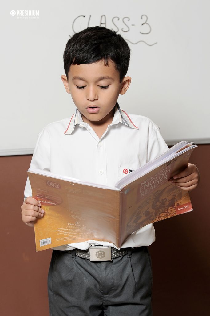 STORY READING CONTEST: FINE STAGING BY STUDENTS OF GRADE 1 TO 3