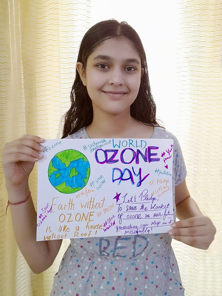 “Earth without Ozone is like a house without a roof.”