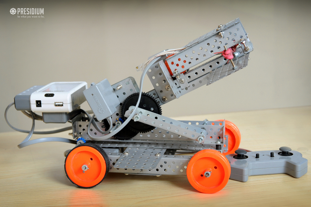 and creating interest in Robotics field. Students learnt to control ...