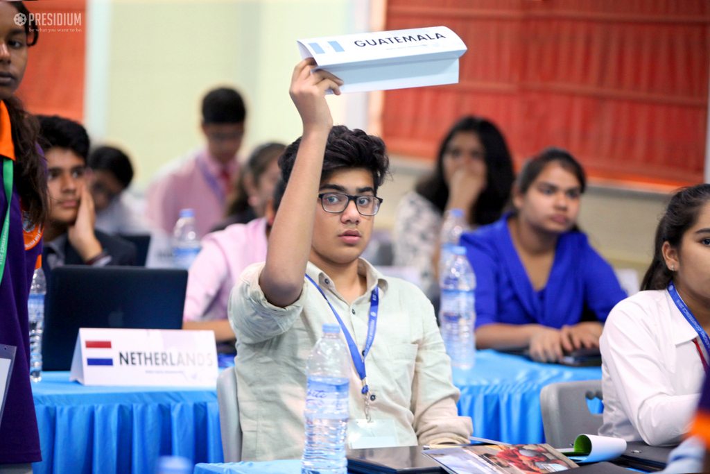 FUTURE FLAG BEARERS DELIBERATE AT PMUN 2018