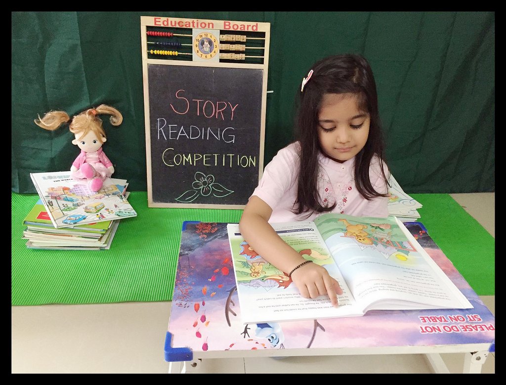 STUDENTS ENTHRALL WITH THEIR CONFIDENCE AT READING COMPETITION