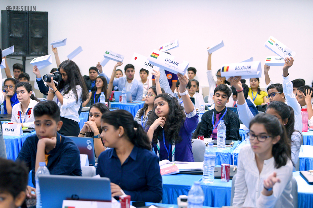 FUTURE FLAG BEARERS DELIBERATE AT PMUN 2018